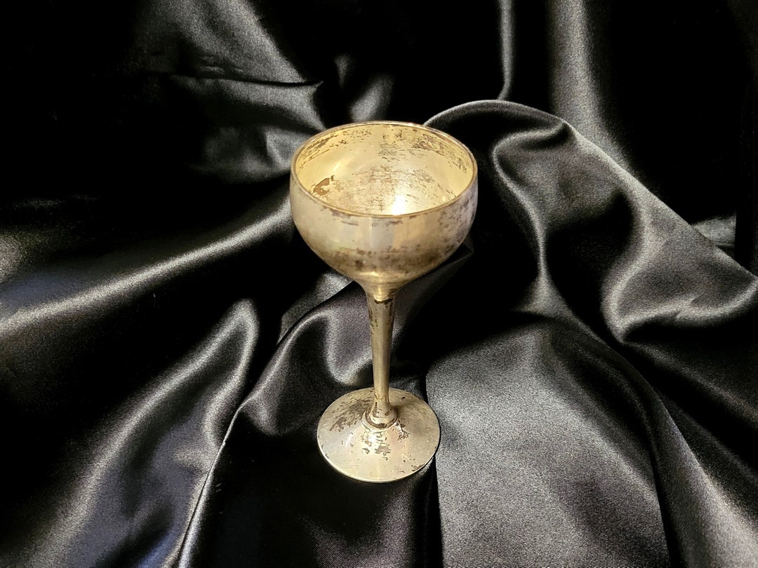 Vintage Leonard EPNS Silver Plated Goblets, Offering Cups, Cordial ...