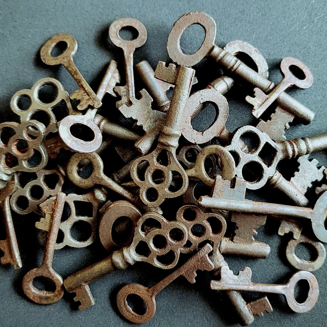 Skeleton Key Vintage 1800s Skeleton Key Authentic Bit Key Antique ...