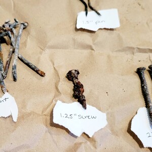 Rusty Nails Bent Rusty Nails for Spells Rusty Nail for Spell Rusty ...