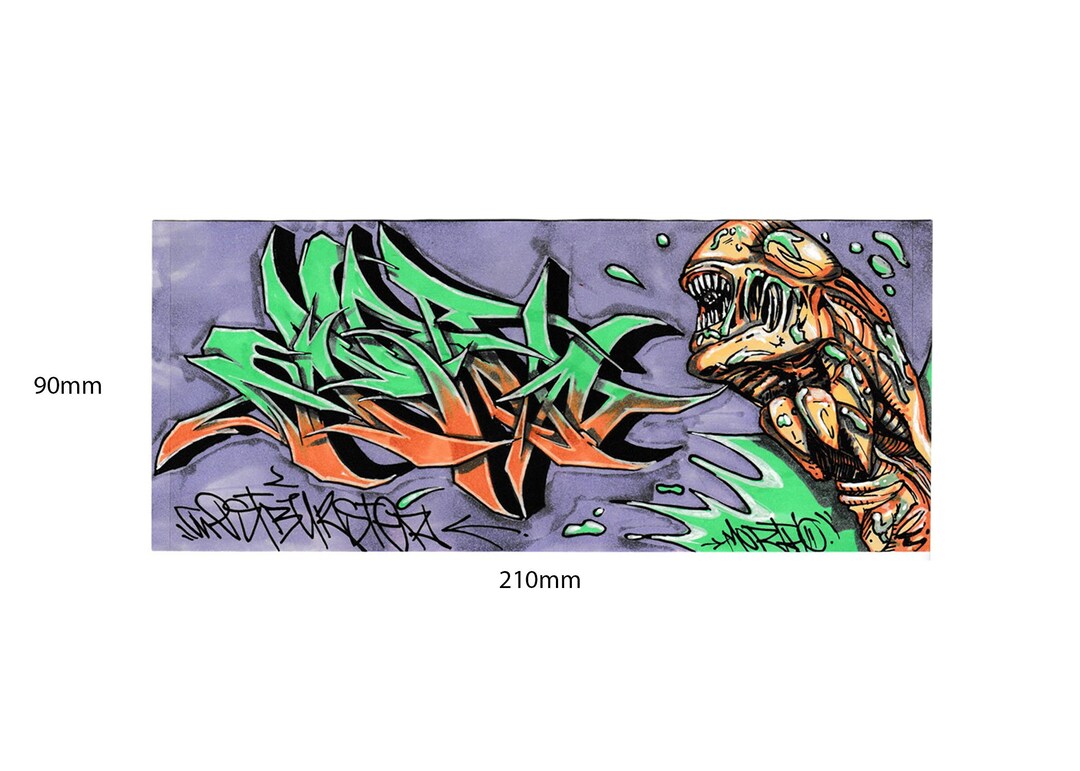Chest Burster Hand Drawn Slap Art - Etsy