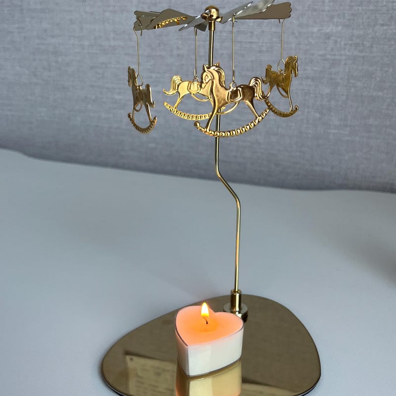 Spinning Rotating Candle Holder - Etsy