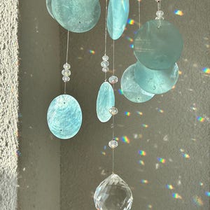 Wave Shell Sun Catcher | Wall Decor, Sun Catcher Prism, Rainbow Maker ...