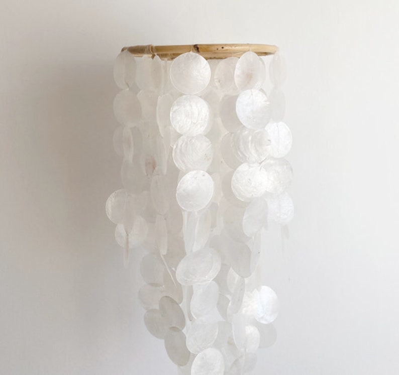 Large Capiz Shell Wind Chime Special Gift Mom Gift Capiz - Etsy