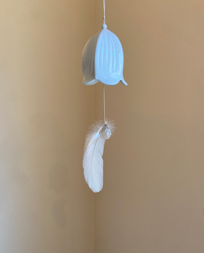 Ceramic Wind Chime Water Sound Crystal Prism Hanging Bell - Etsy