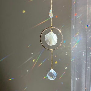Shell Sparkling Sun Catcher Rainbow Maker, 3 Suncatchers, Holiday Gift ...