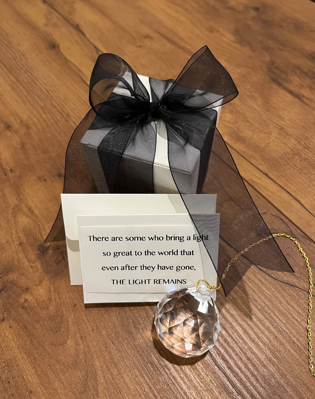 Personalized in Loving Memory Crystal Sun Catcher Memory Gift, Sympathy ...