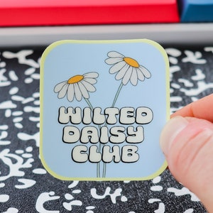 Funny Sticker - Wilted Daisy Club Nurse Waterproof for Water Bottle ...