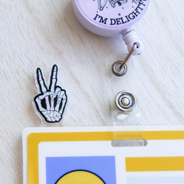 Skeleton Badge - Etsy