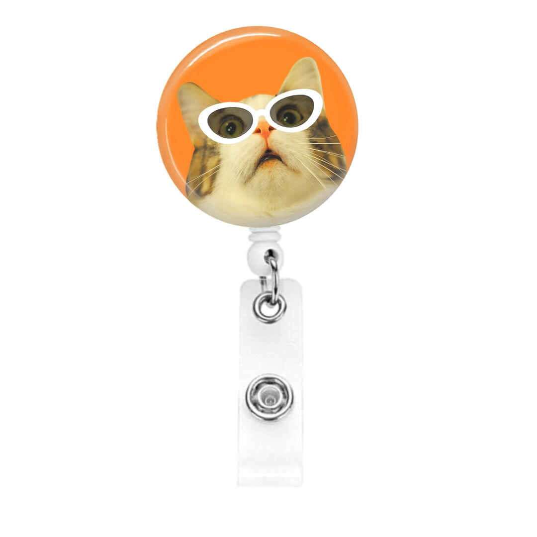Funny Badge Reel Cat Meme ER Nurse ID Retractable Badge Reel - Etsy