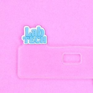 Badge Topper - Lab Tech - Gift ID Accessories ER Medical Nursing Flair ...