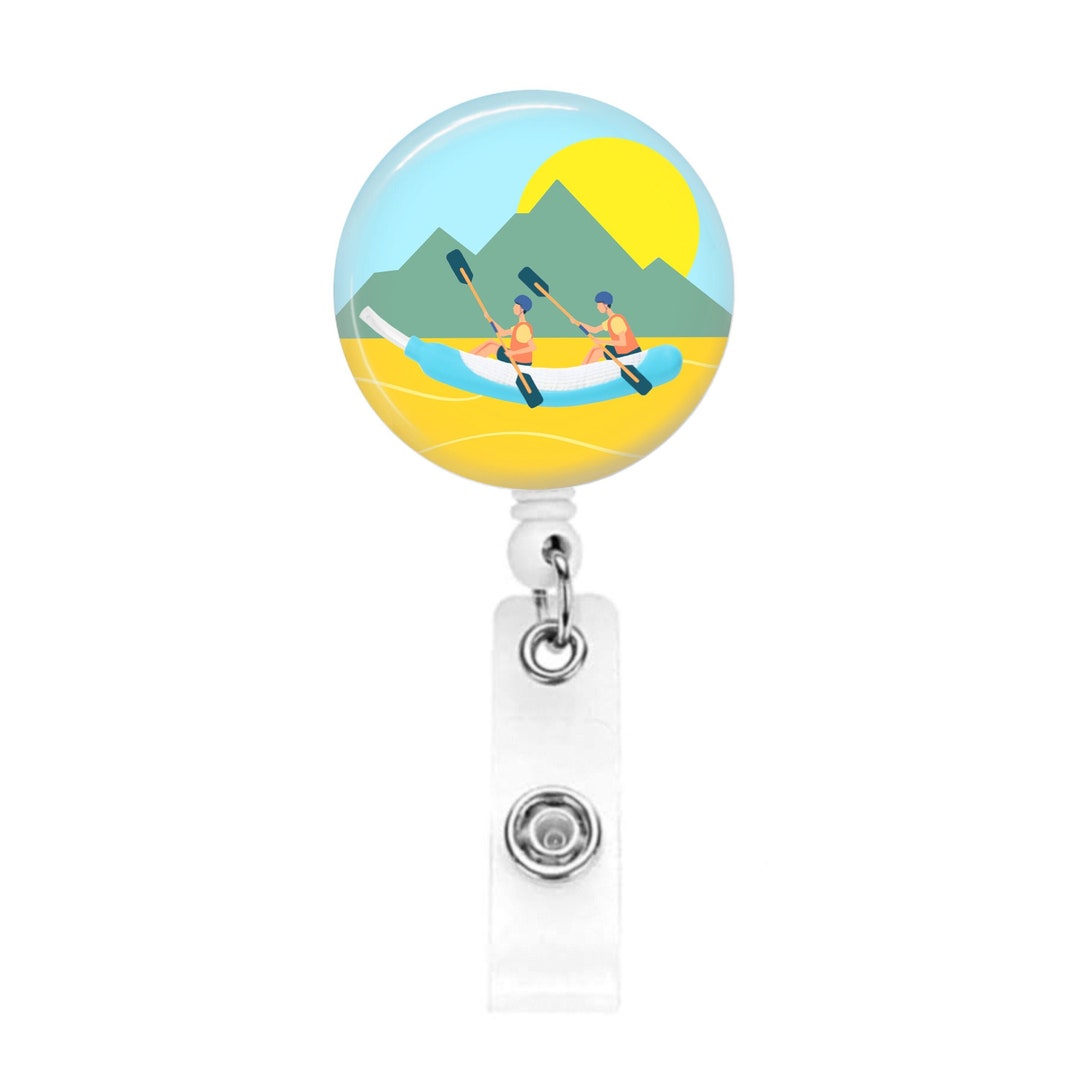 Funny Nurse Badge Reel Cooter Canoe Purewick ER ICU Gift Medical ...