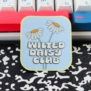 Funny Sticker - Wilted Daisy Club Nurse Waterproof for Water Bottle ...