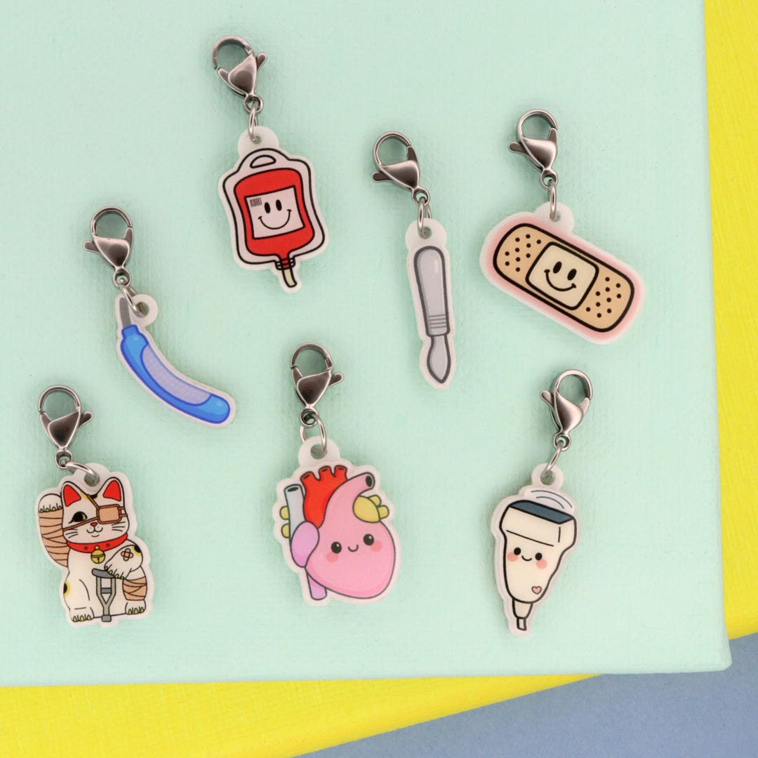 Interchangeable Medical Badge Charm | Healthcare Symbol Icons | Nurse ...