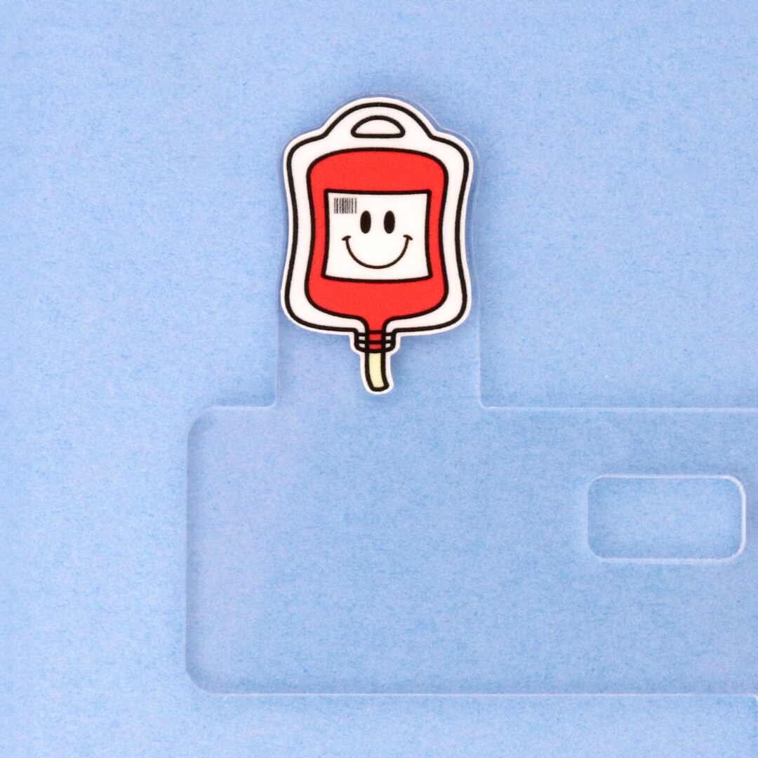 Blood Bag Badge Topper: Acrylic Healthcare Accessory - Etsy