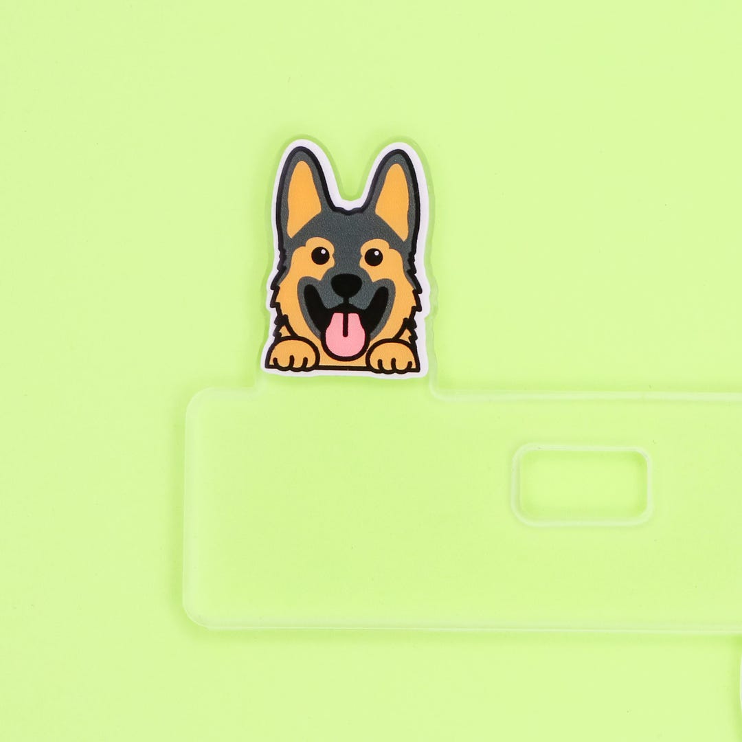 Badge Topper - German Shepard - Nurse Gift ID Accessories ER Medical ...