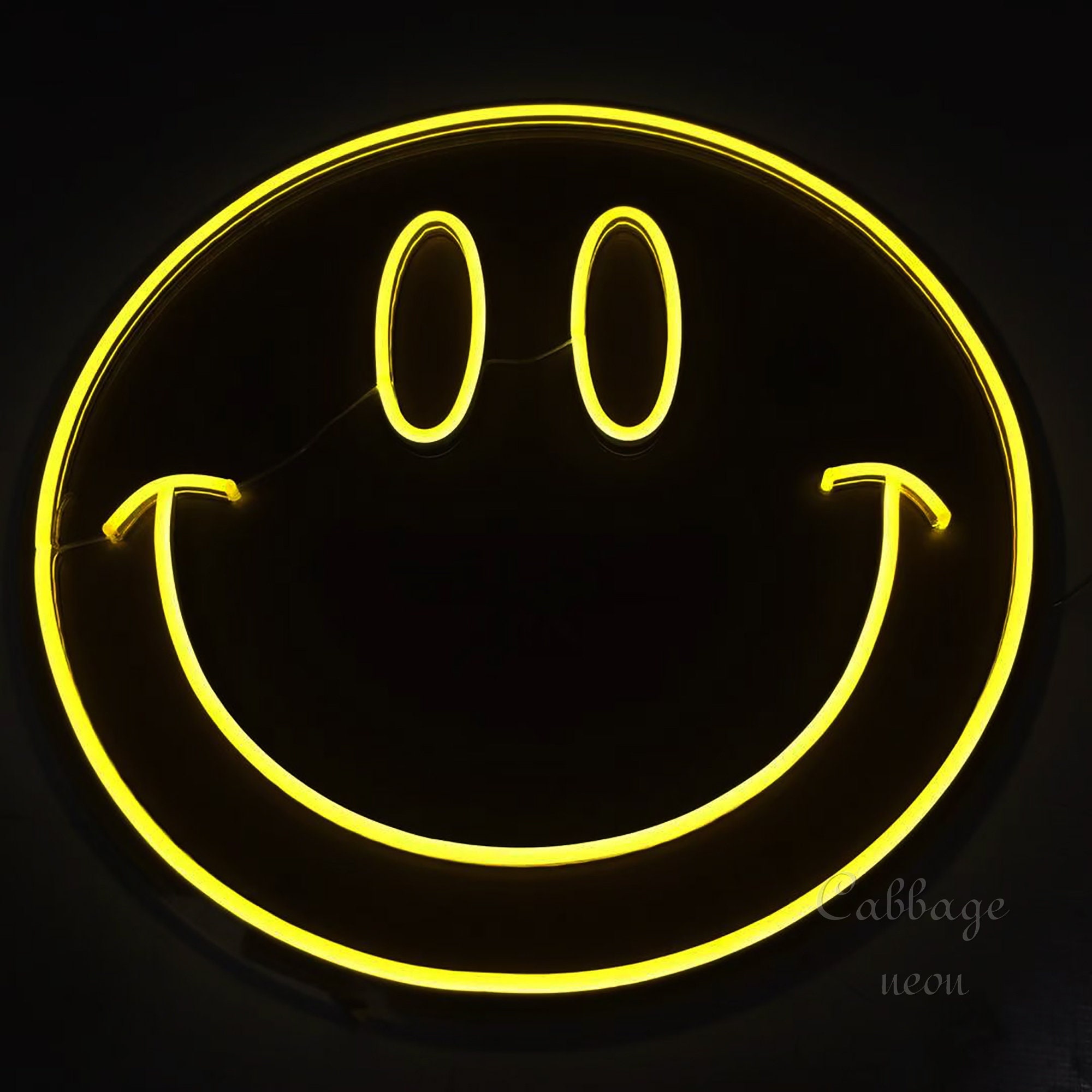 Neon Sign Custom Smiley Face Custom Neon Sign Face Neon Sign | Etsy