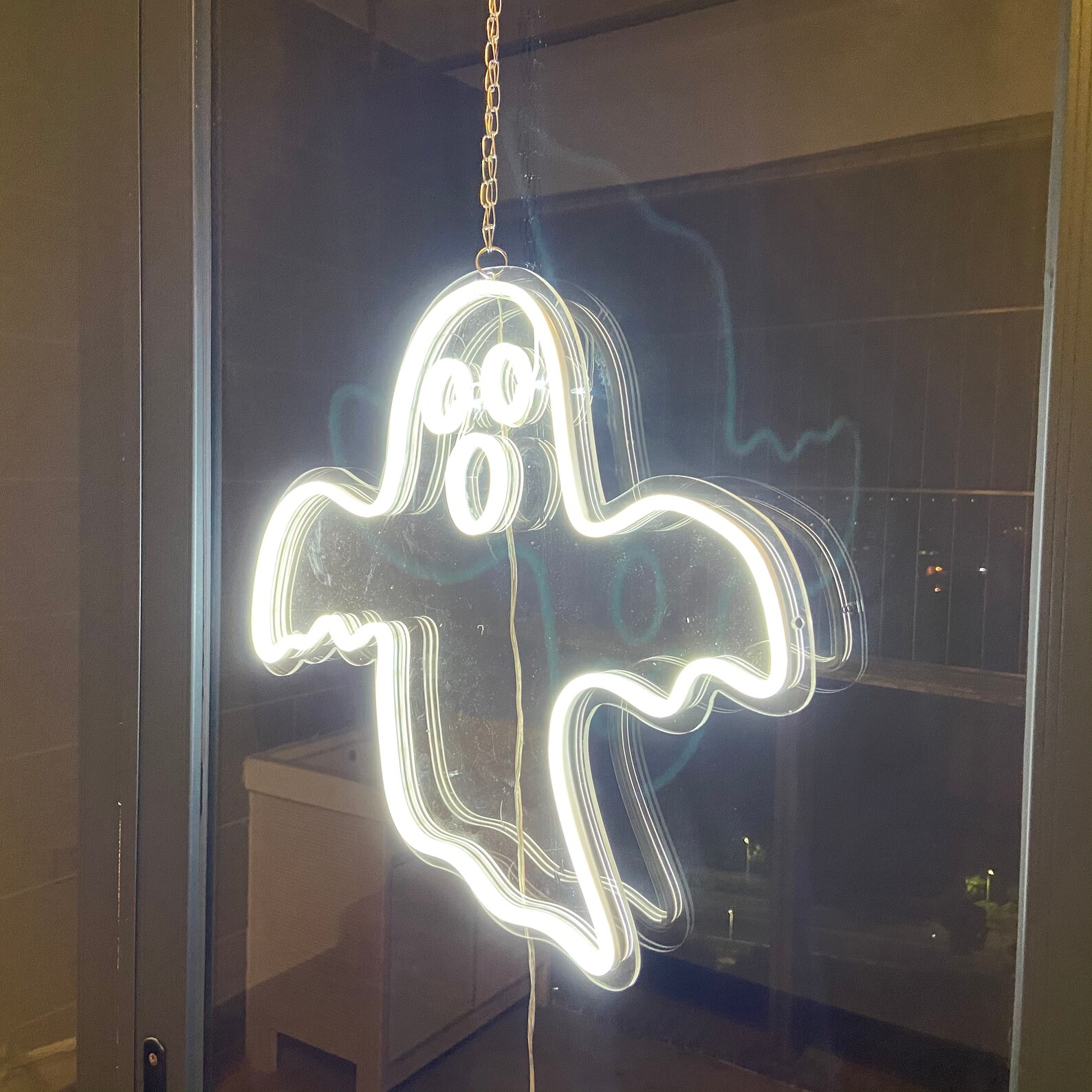 Ghost Neon Sign Custom Neon Sign Neon Sign Bedroom Neon | Etsy