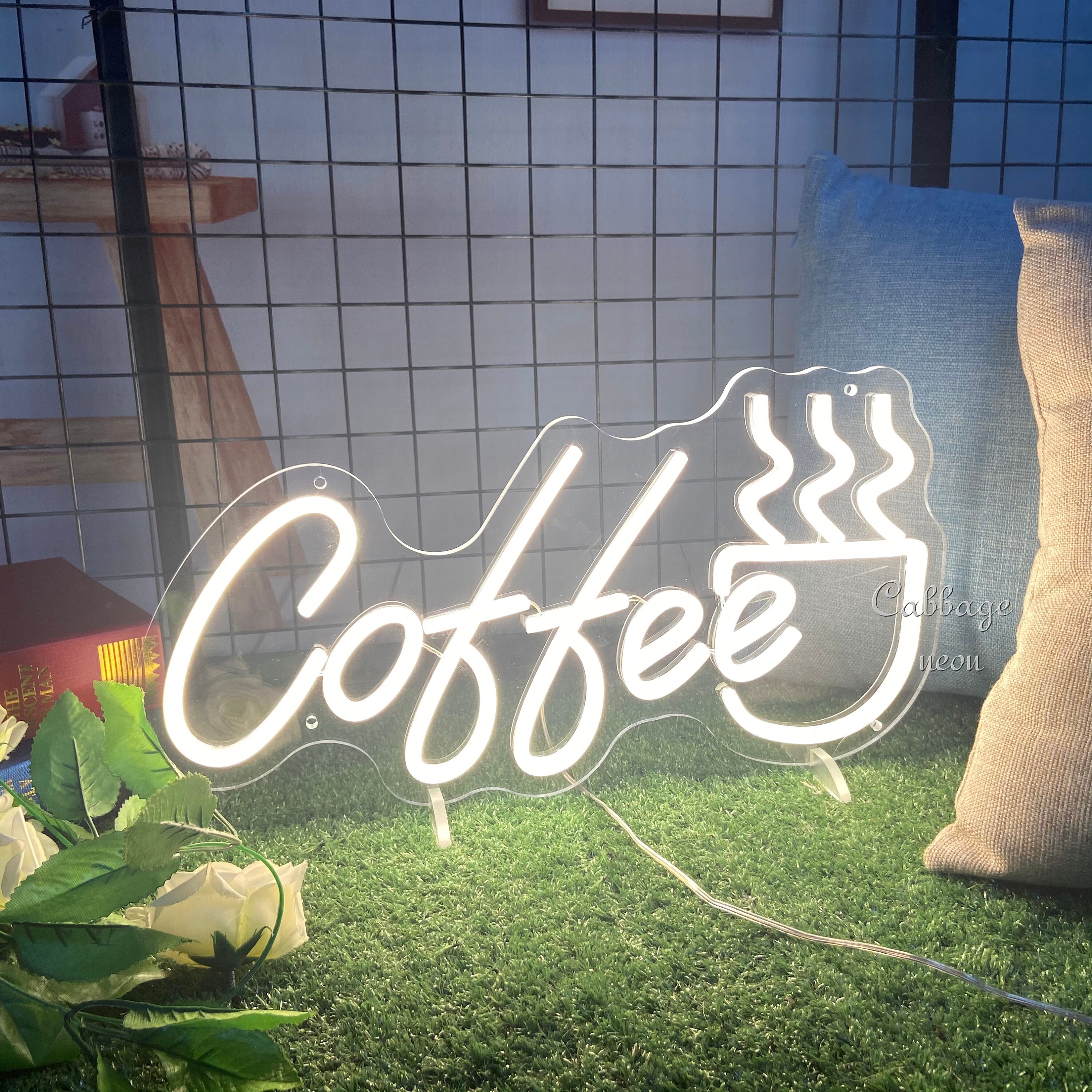 Coffee Shop Neon Sign Cocktails Neon Light Personalized Cafe - Etsy