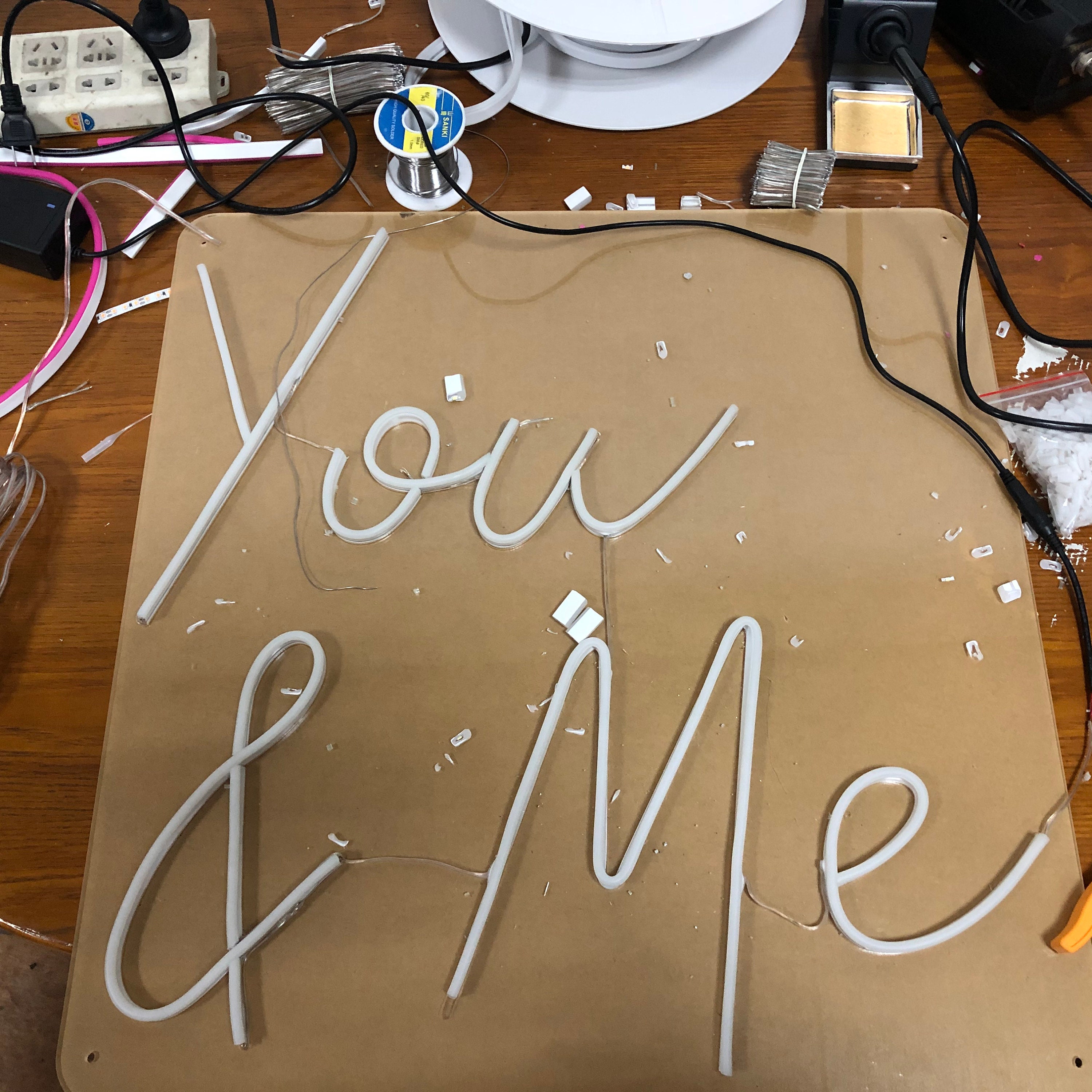 You & Me Neon Sign Custom Neon Light Sign Led Custom Pink - Etsy