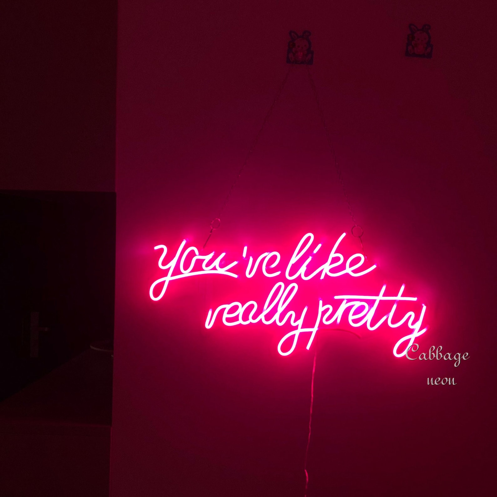 You're Like Really Pretty Neon Signs Pink Neon Light | Etsy