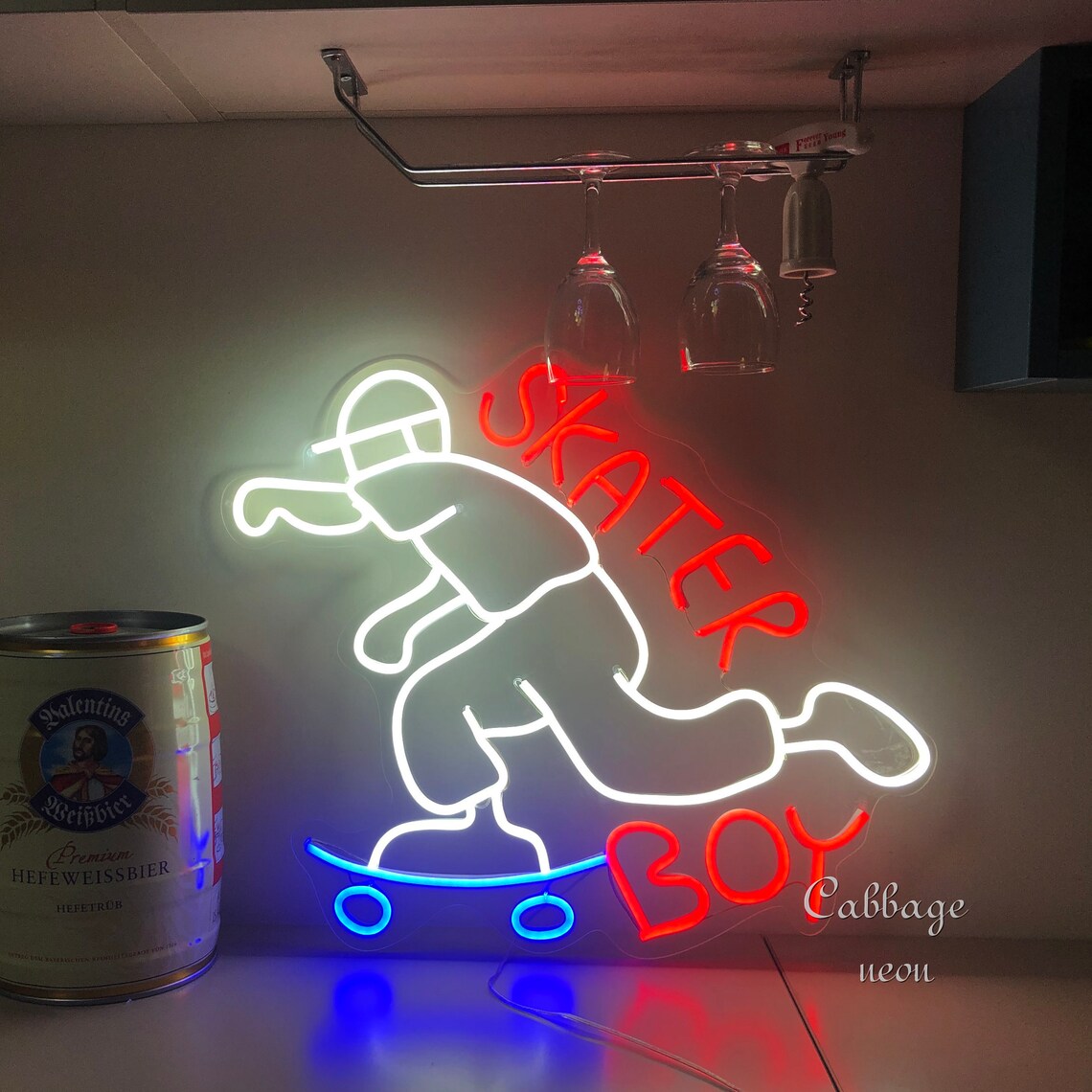Custom neon sign Skateboard Led Light Skateboard Shape Neon - Etsy France