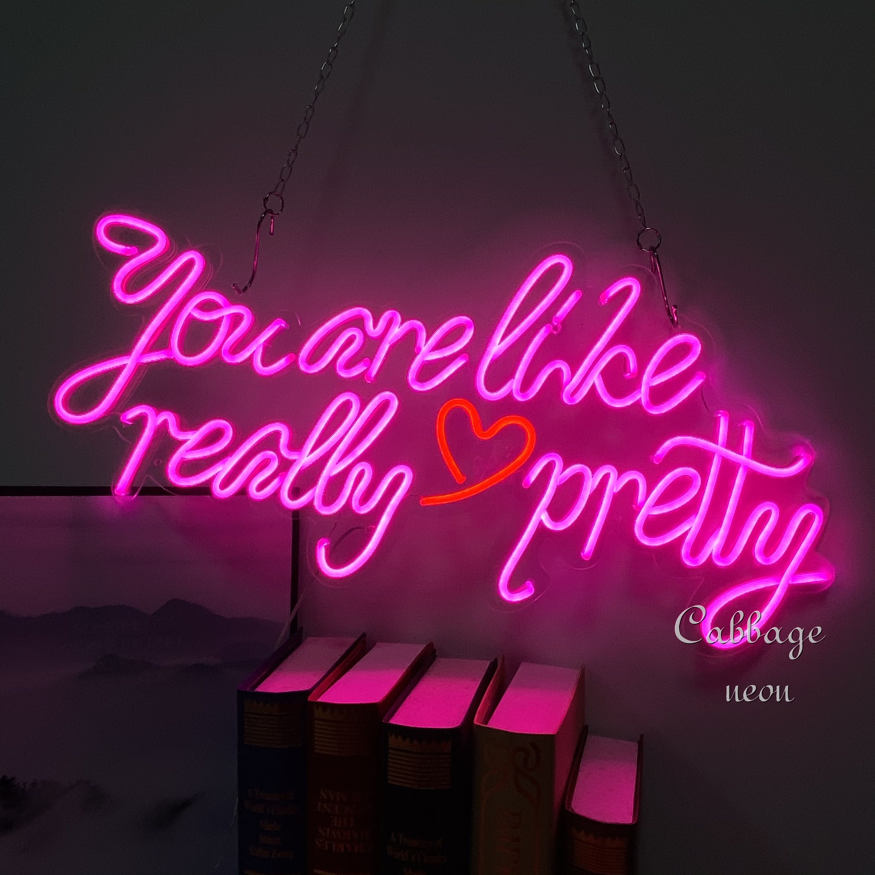 You Are Like Really Pretty Neon Sign: Custom Wedding Decor - Etsy