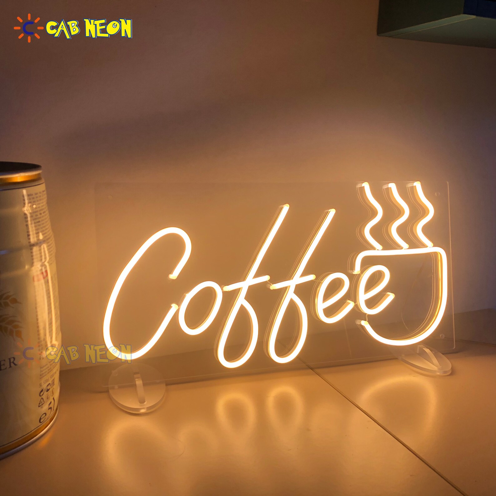 Coffee Shop Neon Sign Cocktails Neon Light Sign Bar - Etsy