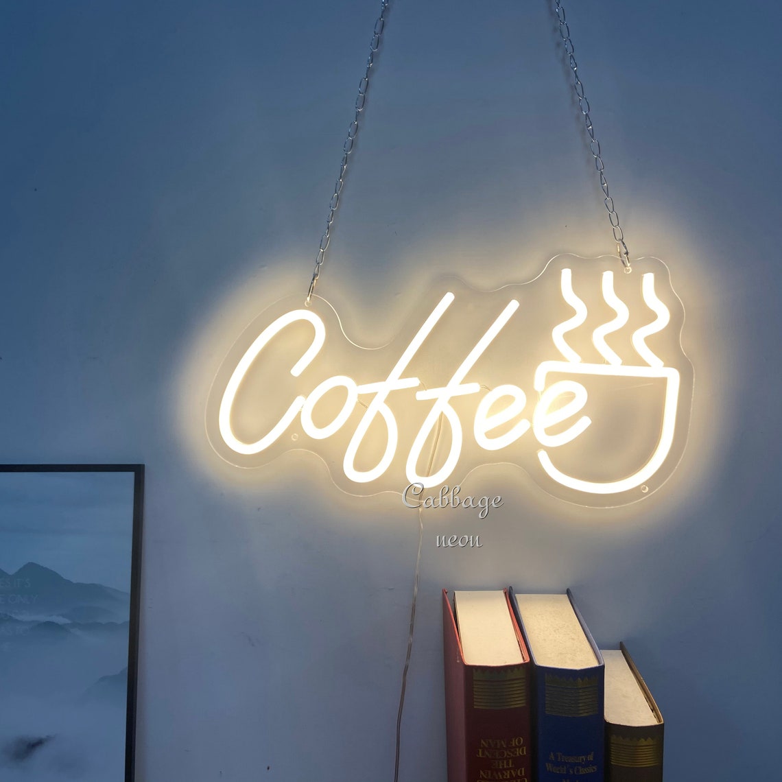 Coffee Shop Neon Sign Cocktails Neon Light Personalized Cafe - Etsy