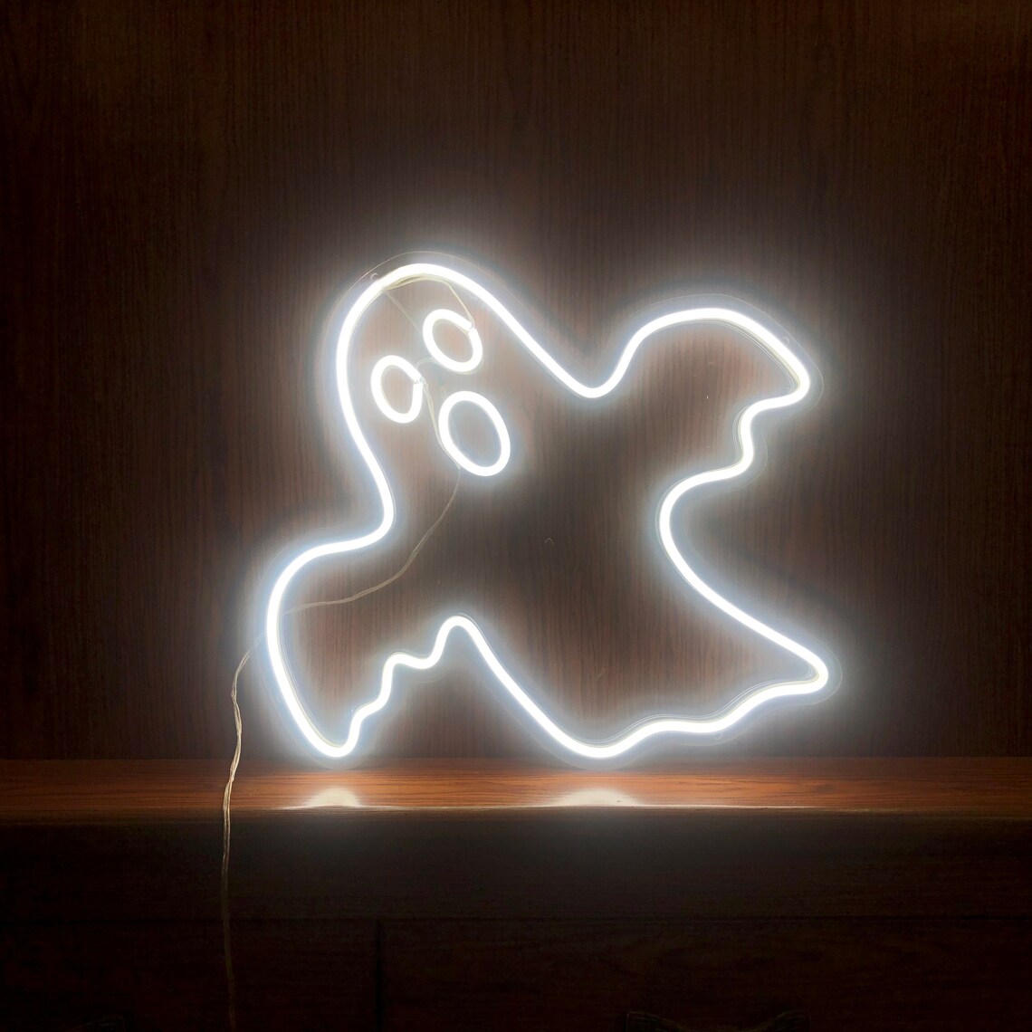 Ghost Neon Sign Custom Neon Sign Neon Sign Bedroom Neon - Etsy