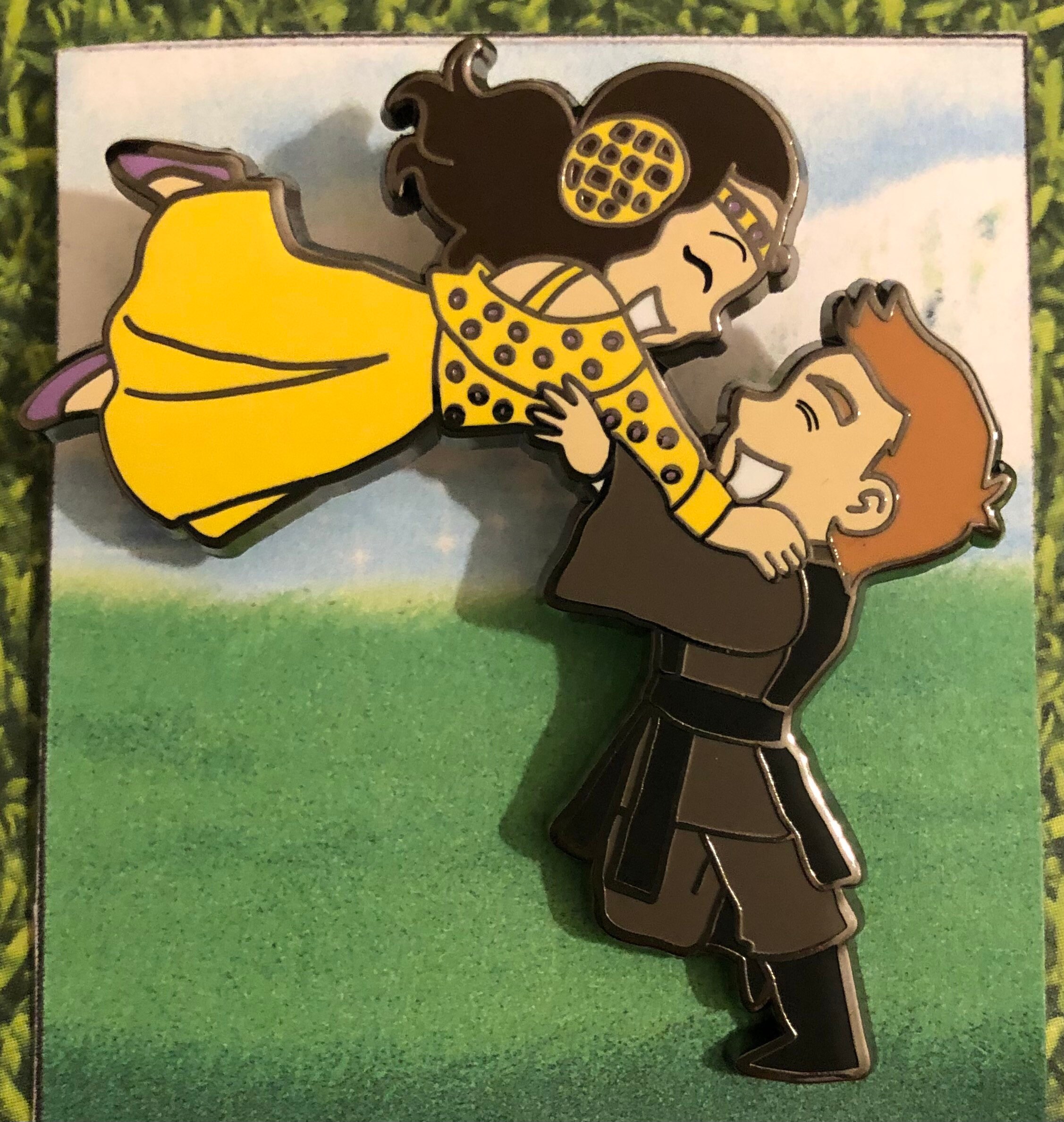 Fantasía Chibi Anakin y Padme Pin - Etsy España