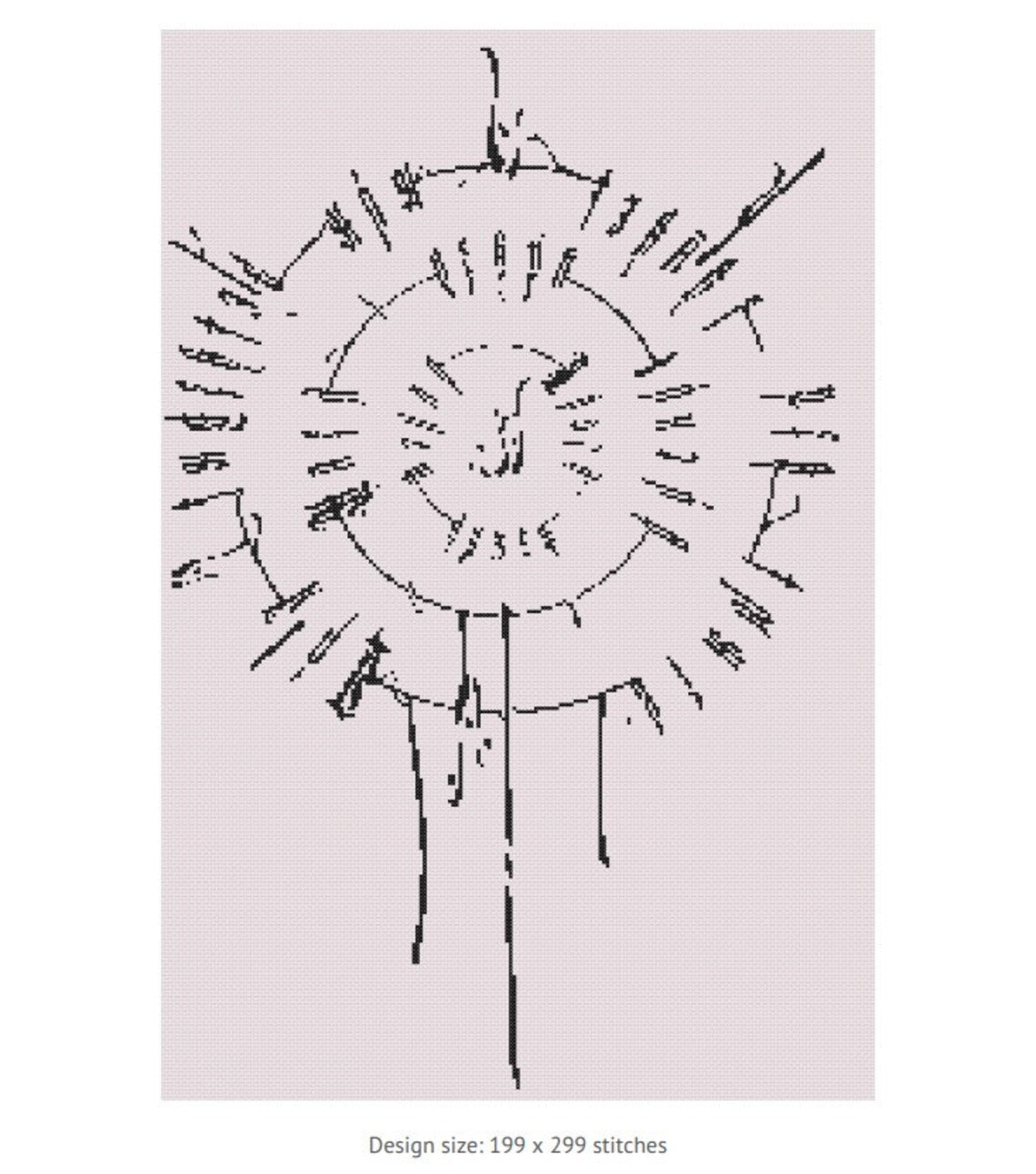 Astarion Back Scar Cross Stitch Pattern - Etsy
