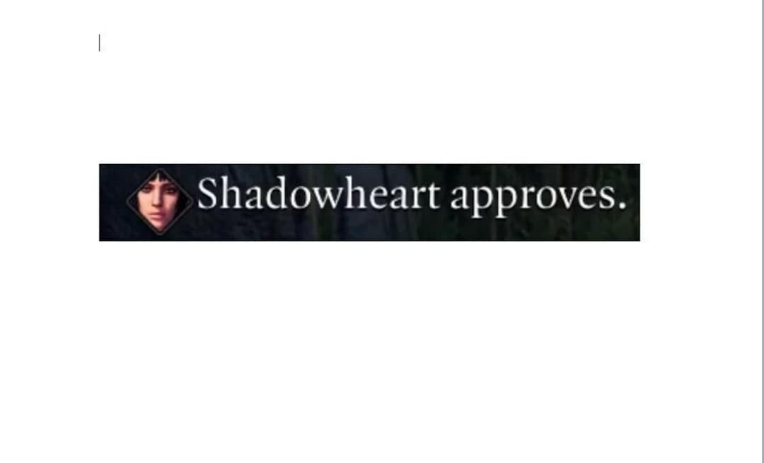 Shadowheart Approves Cross Stitch Pattern - Etsy