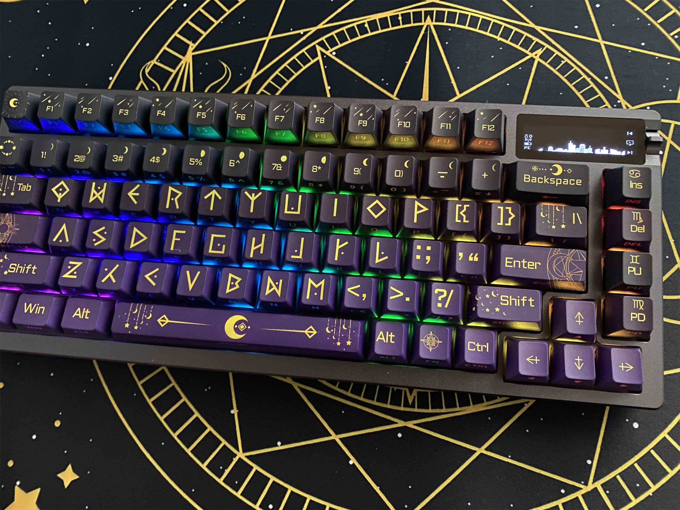 130 Keys Star Spectrum Theme Keycaps Set Constellation - Etsy