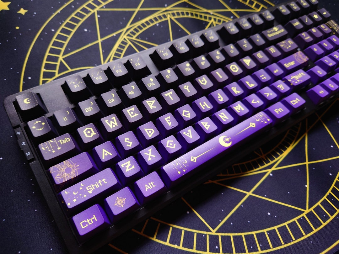 130 Keys Star Spectrum Theme Keycaps Set Constellation - Etsy