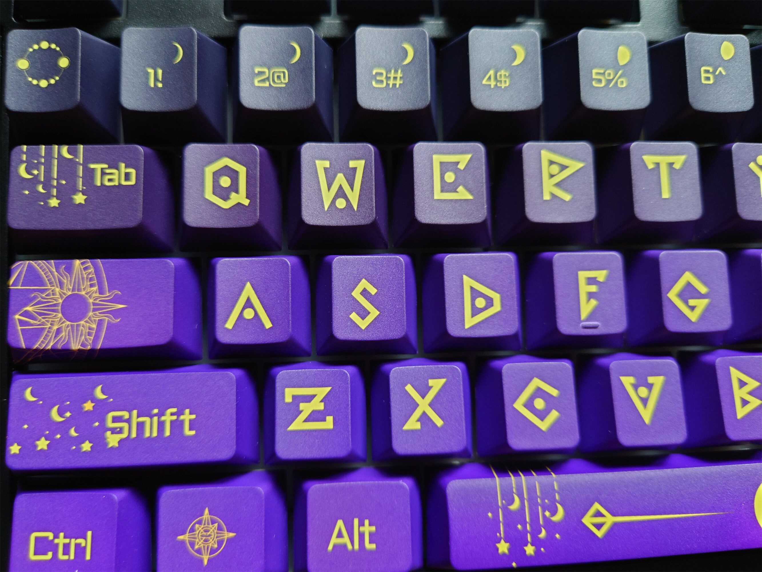 130 Keys Star Spectrum Theme Keycaps Set Constellation - Etsy
