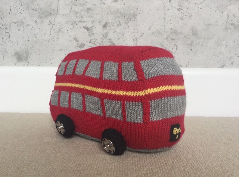 London Bus - Knitting Pattern - Etsy