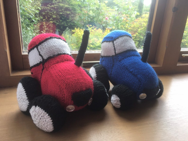 Tractor - Knitting Pattern - Etsy