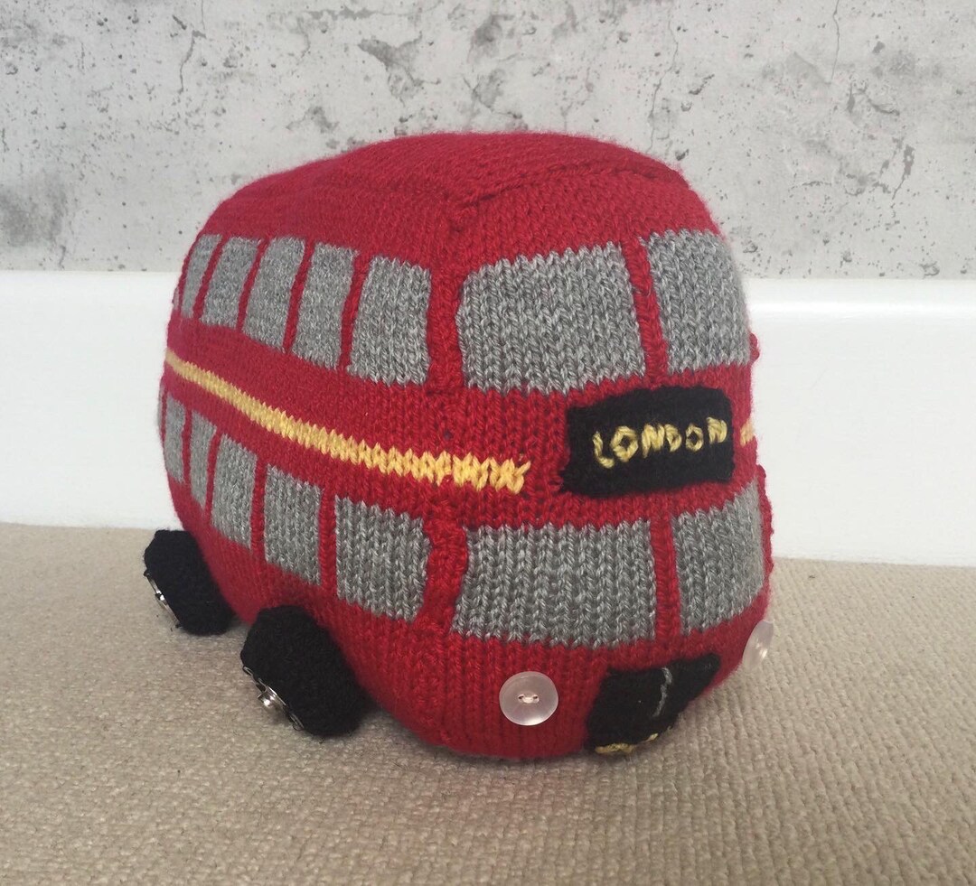 London Bus - Knitting Pattern - Etsy