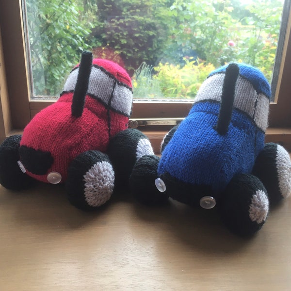 Tractor Knit Pattern - Etsy