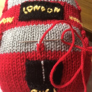 London Bus - Knitting Pattern - Etsy