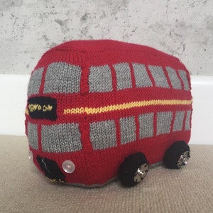 London Bus - Knitting Pattern - Etsy