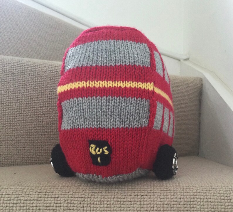London Bus - Knitting Pattern - Etsy