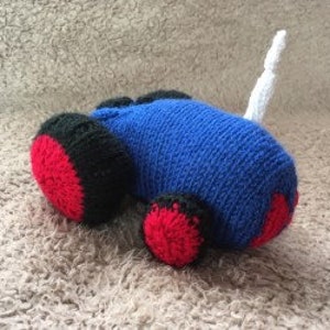 Vintage Tractor - Knitting Pattern - Etsy