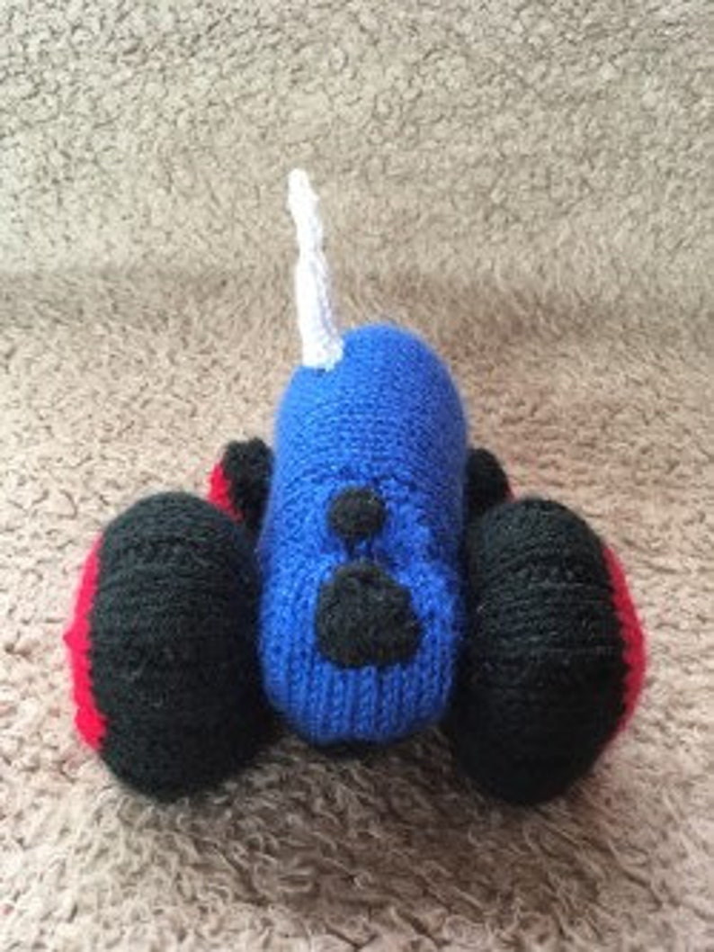 Vintage Tractor - Knitting Pattern - Etsy