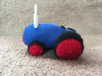 Vintage Tractor - Knitting Pattern - Etsy