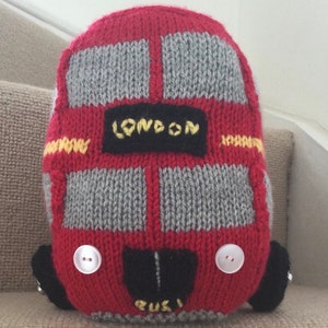 London Bus - Knitting Pattern - Etsy