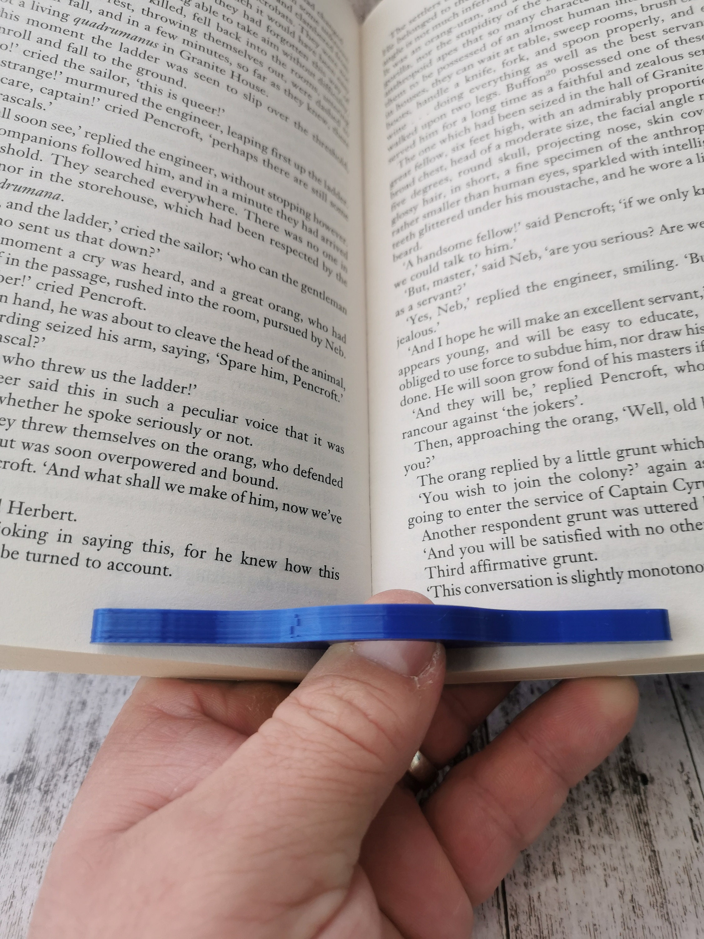 Thumb book page holder | Etsy