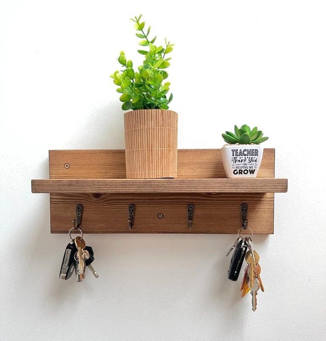 Wall Hanging Key Rack Key Holder Key Organiser With Shelf Various ...
