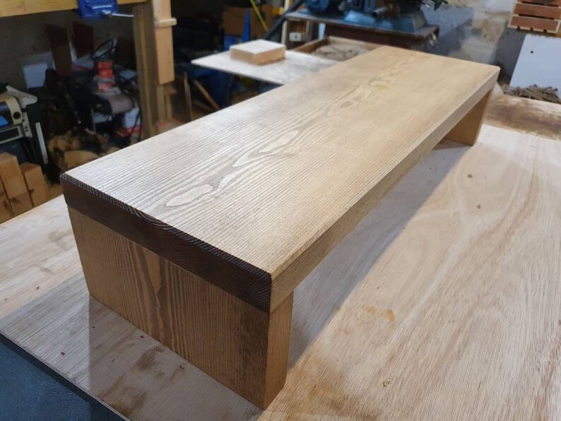 Monitor Stand TV Riser Desk Stand Rustic Reclaimed Monitor | Etsy UK