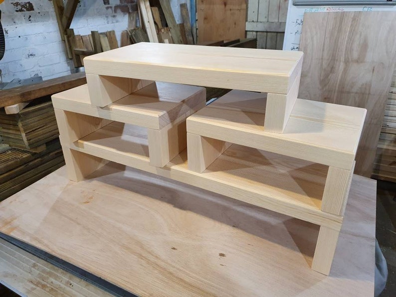 Monitor Stand TV Riser Desk Stand Rustic Reclaimed Monitor | Etsy UK